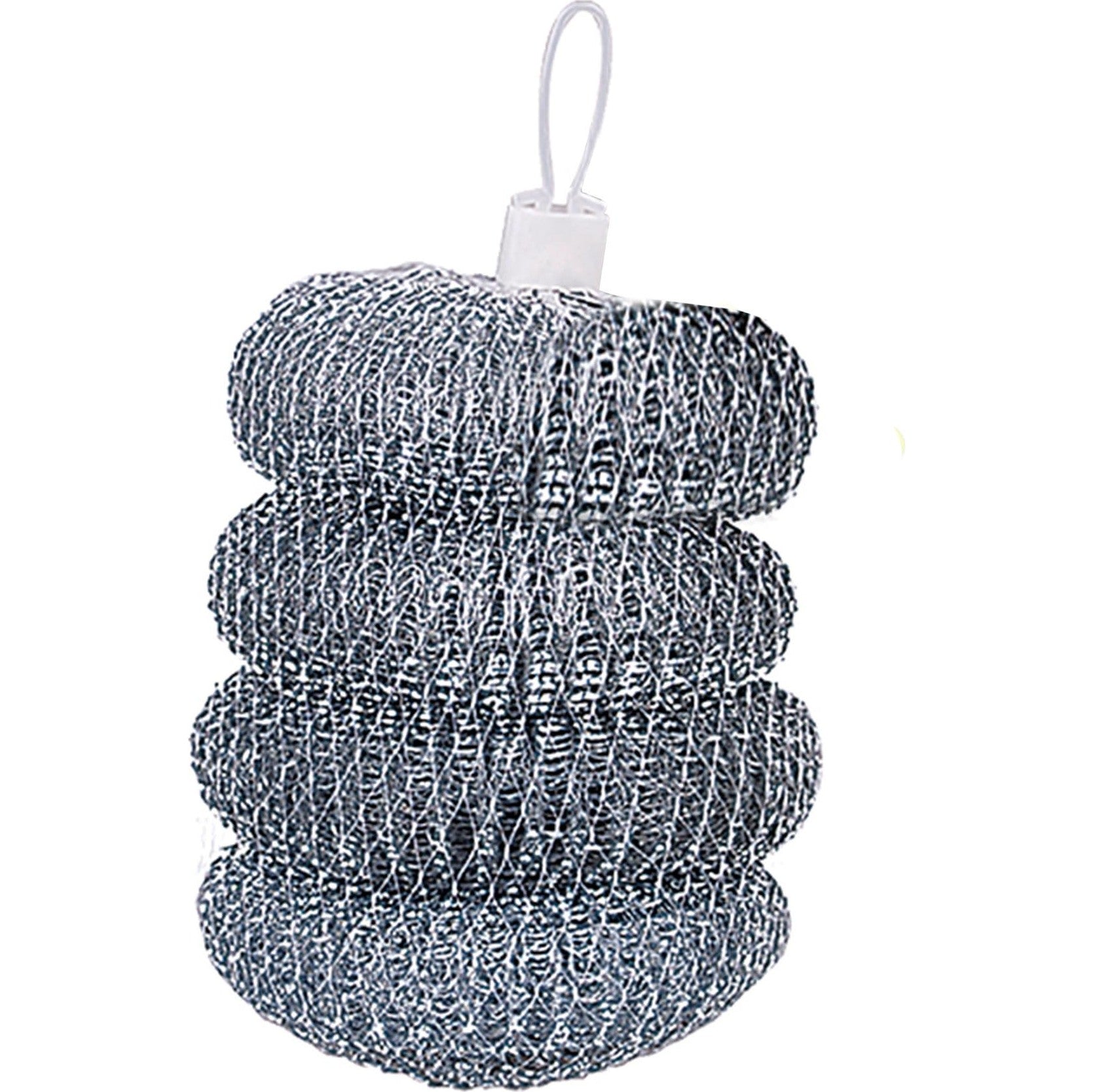 4 x Jumbo Cleaning Washing Up Steel Scrubbers | Britwear